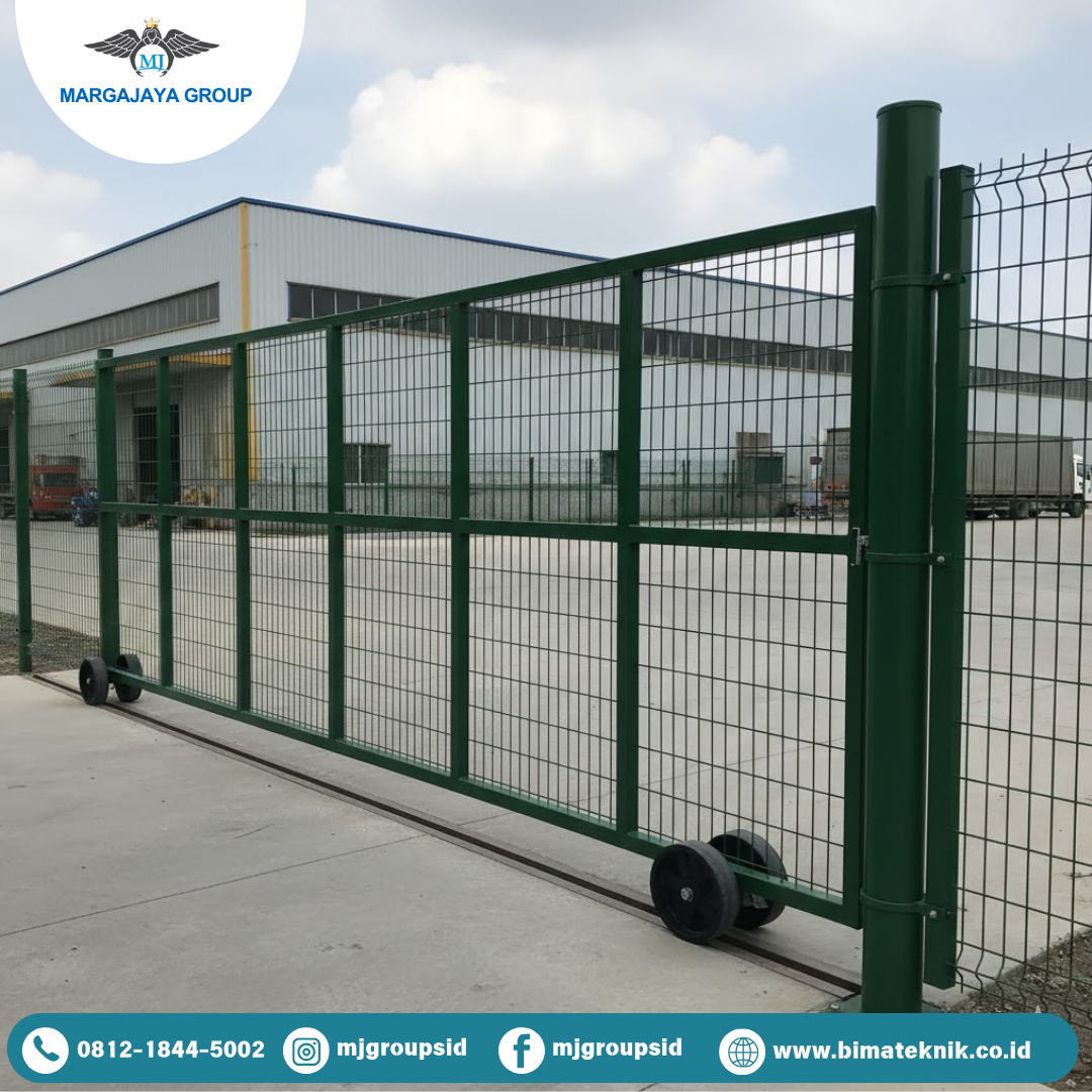 Pintu Pagar BRC Geser - BIMA TEKNIK